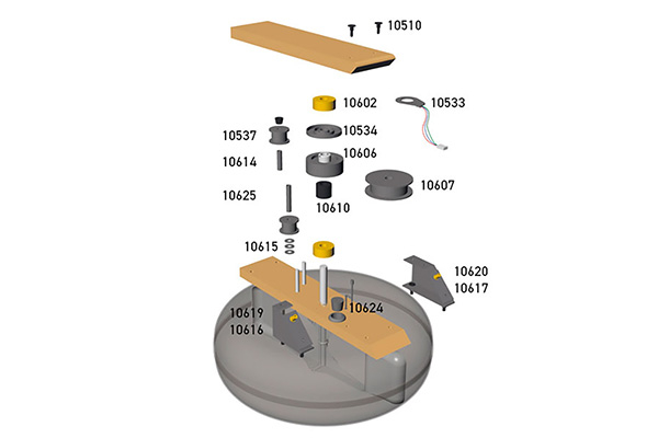 WaterRower Ersatzteile (DE) - Rudergerät Ersatzteile - NOHrD